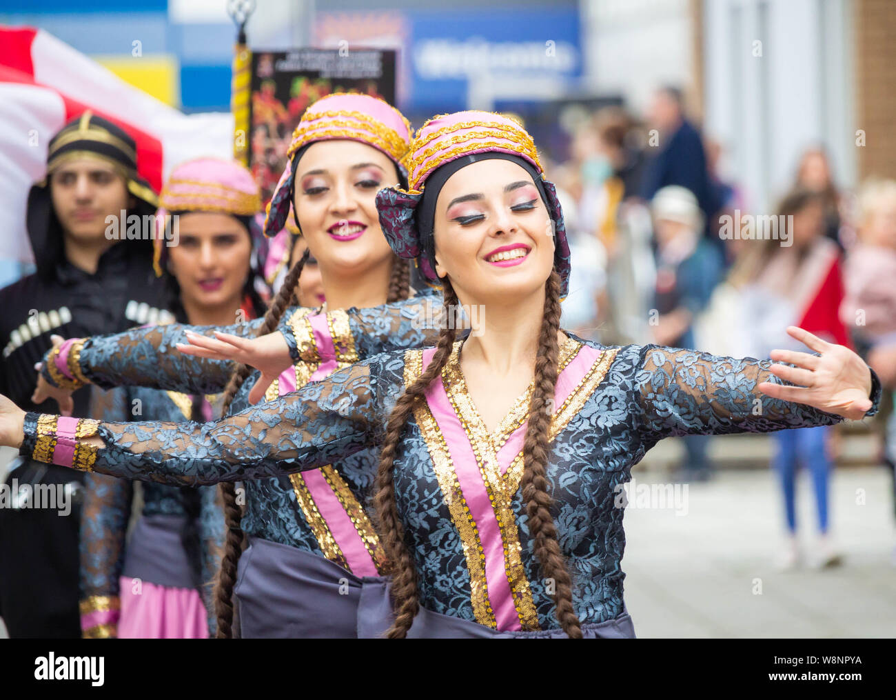 Dancers from Georgia performing at the Billingham International ...