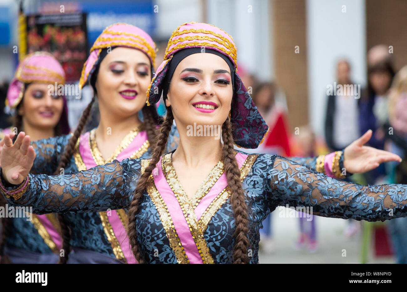 Dancers from Georgia performing at the Billingham International ...