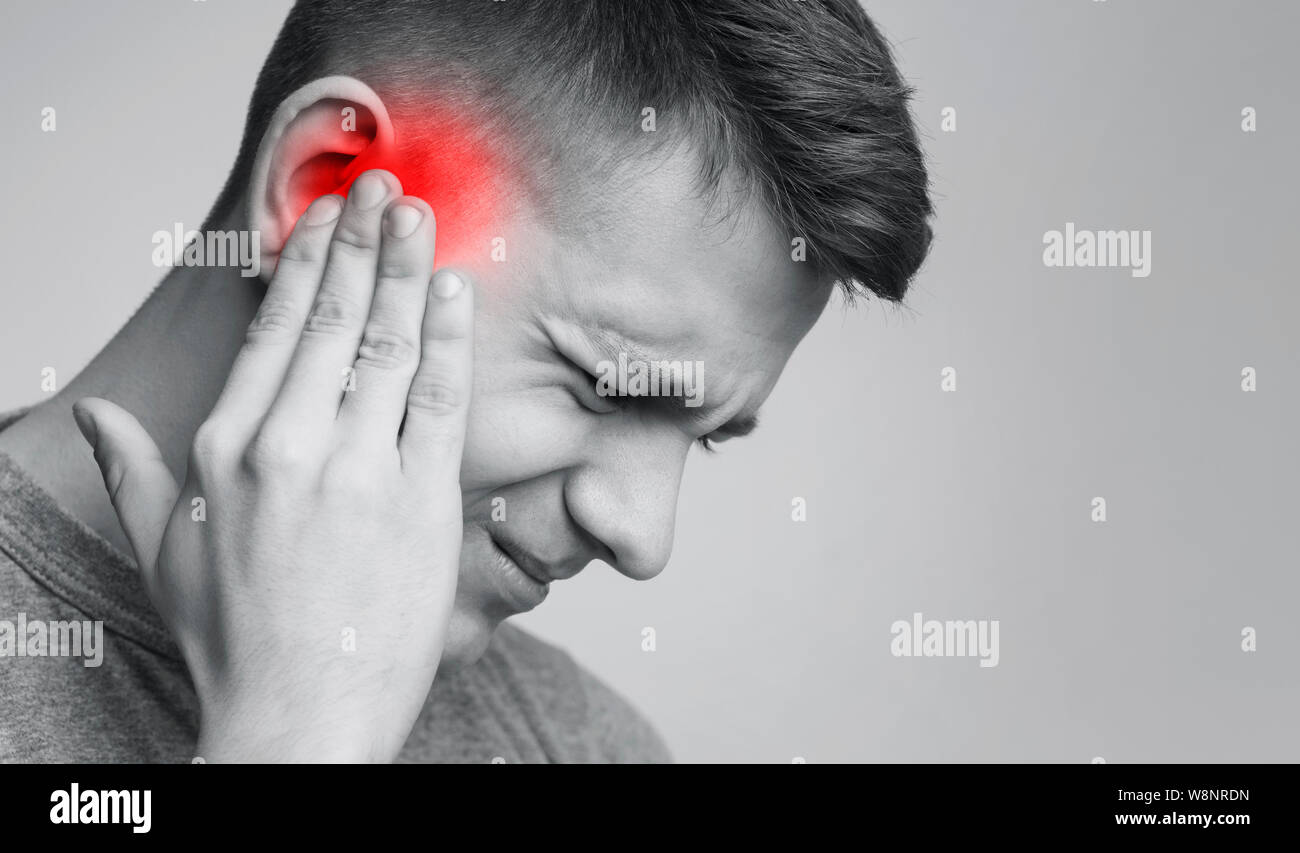 Man head injury pain hi-res stock photography and images - Alamy