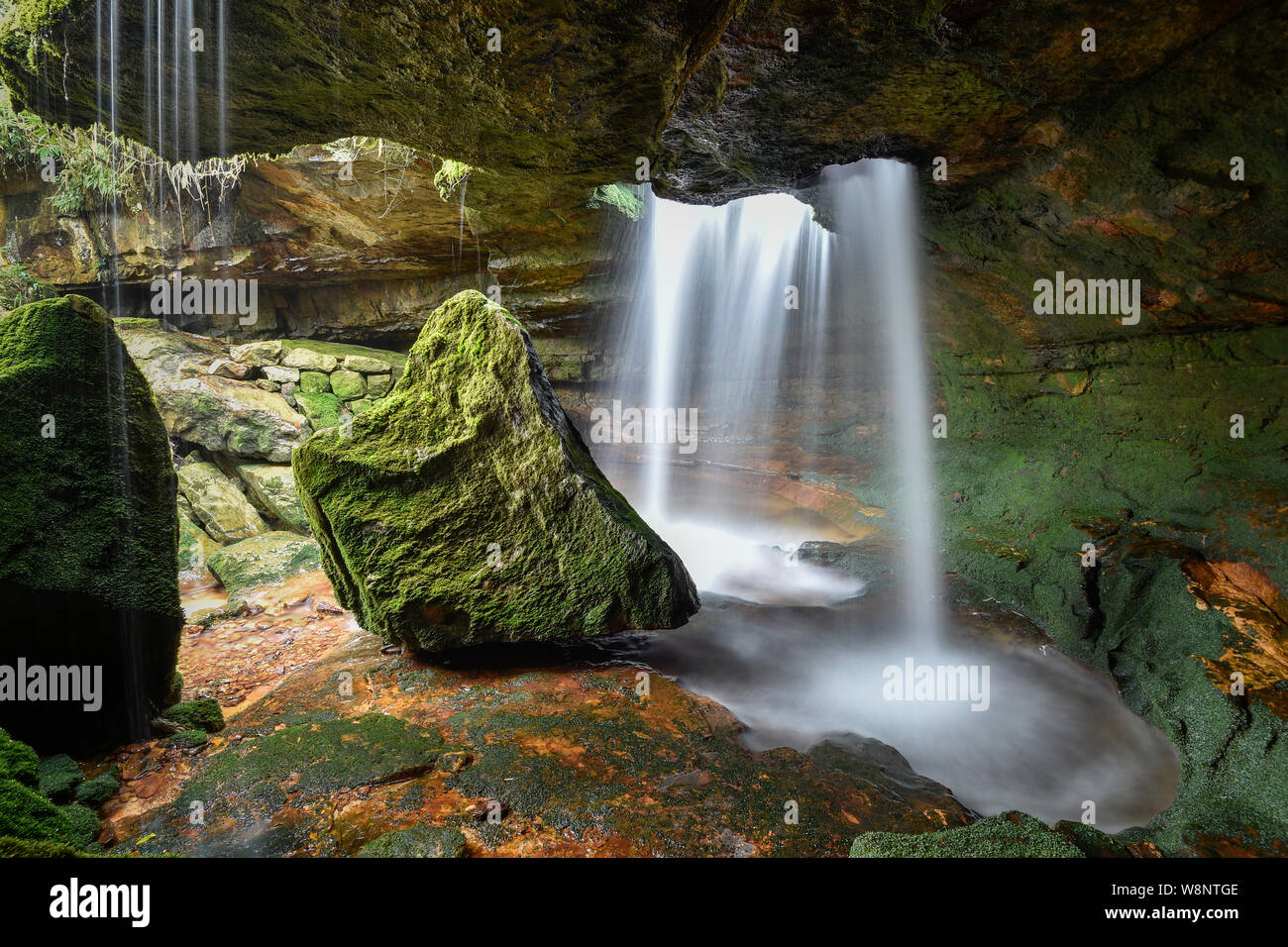 Garden of Cave Waterfall,Cherrapunjee,Meghalaya,India Stock Photo - Alamy