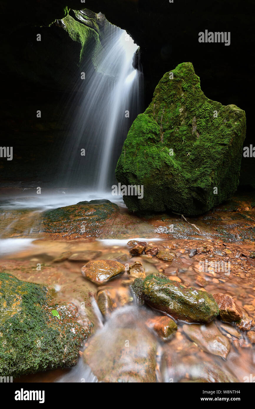 Garden of Cave Waterfall,Cherrapunjee,Meghalaya,India Stock Photo - Alamy