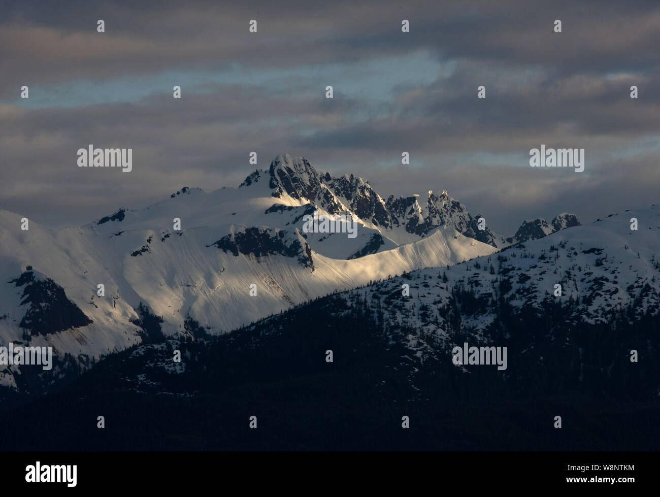 Sun shaft on mountain in Alaska Stock Photo - Alamy