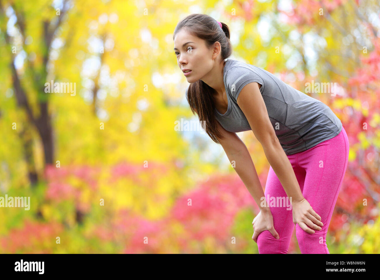 Asian girls working out outdoor hi-res stock photography and images - Alamy
