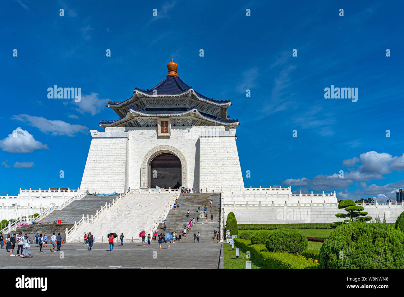 The National Taiwan Democracy Memorial Hall main building with clear ...