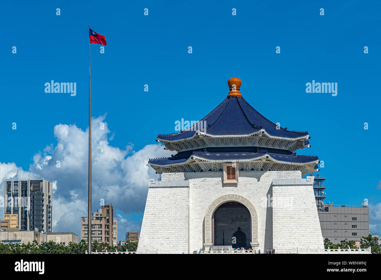 The National Taiwan Democracy Memorial Hall main building with clear ...