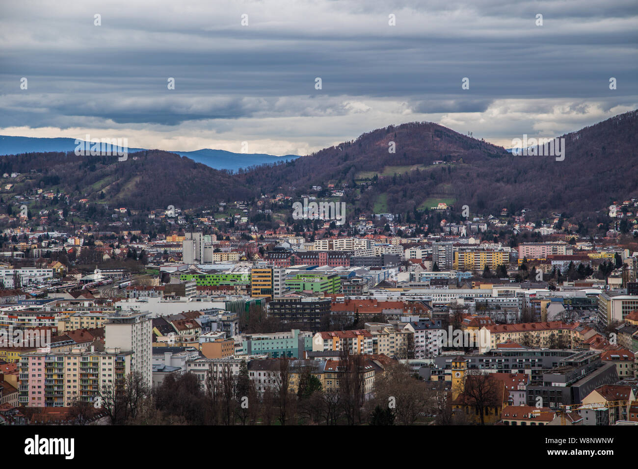 City park skyline graz hi-res stock photography and images - Alamy