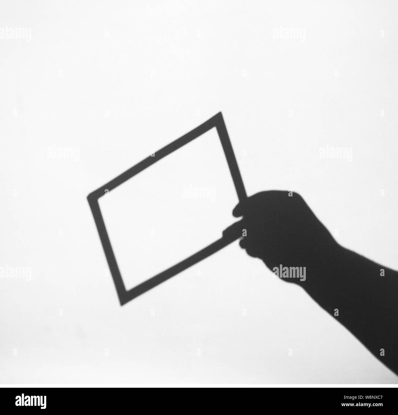 Rectangle neon Black and White Stock Photos & Images - Alamy