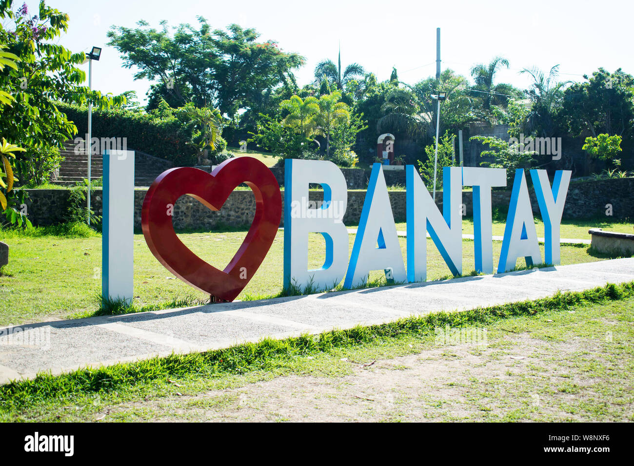 July 14, 2019-Vigan Philippines : Huge signs that reads I heart ...