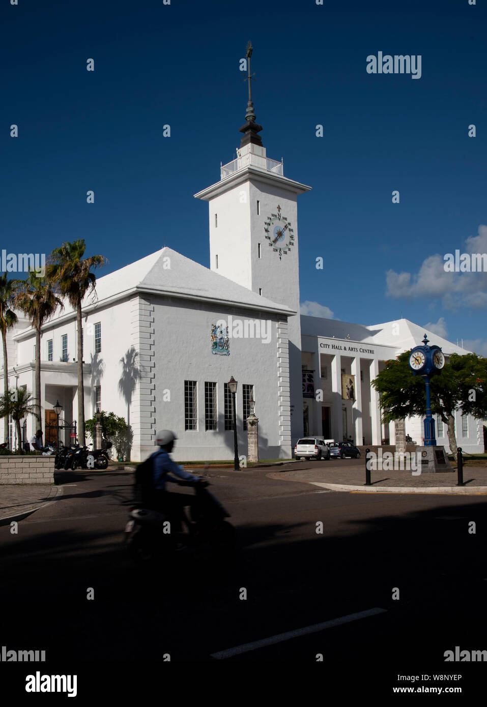 Hamilton Bermuda City Hall and Art Center Stock Photo - Alamy