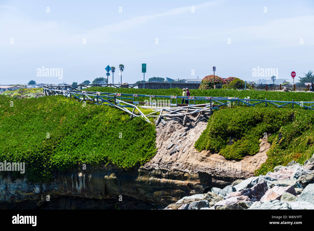 Santa Cruz, CA West Cliff Drive Stock Photo - Alamy