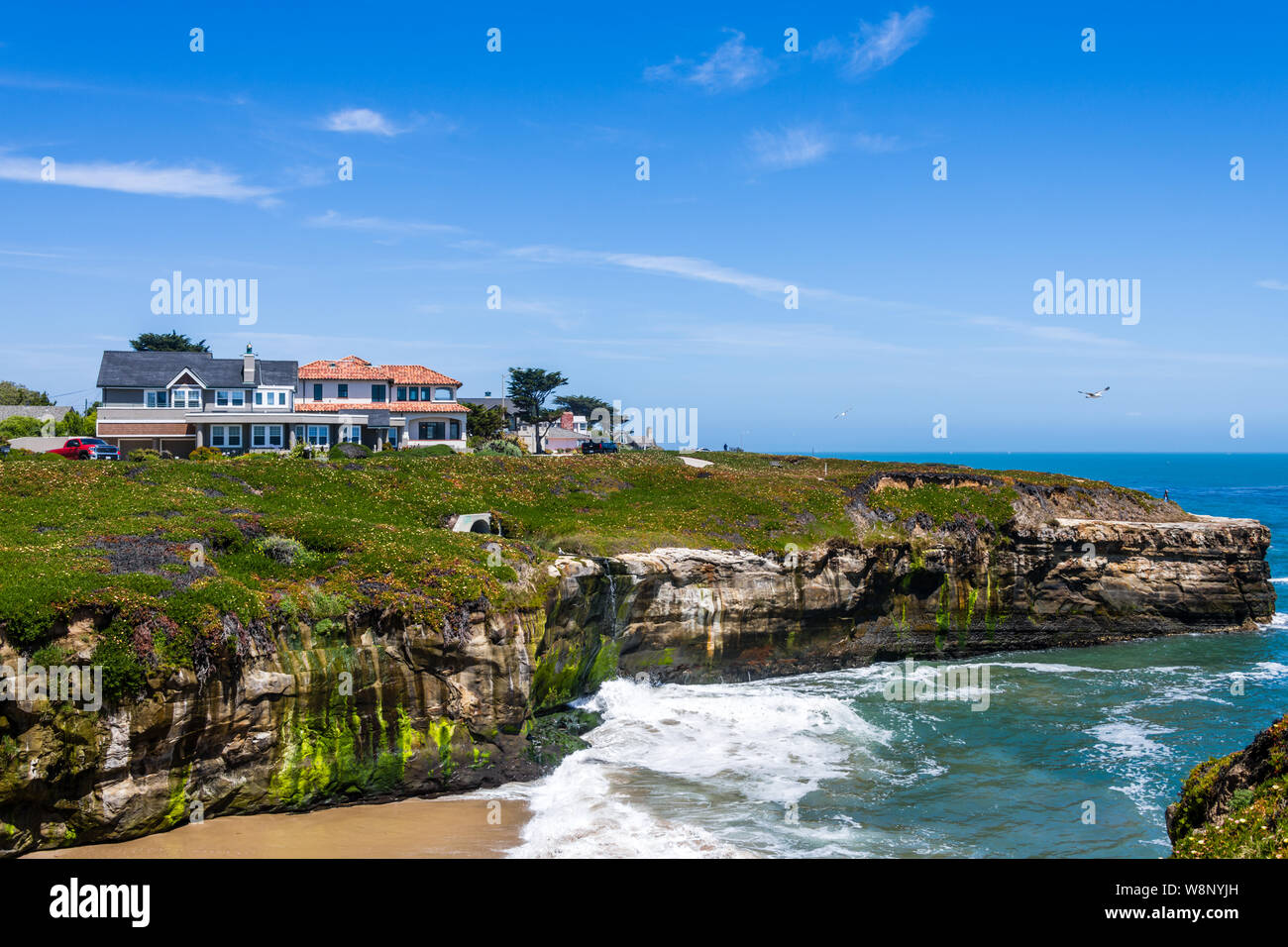 Santa cruz california west cliff drive hi-res stock photography and ...