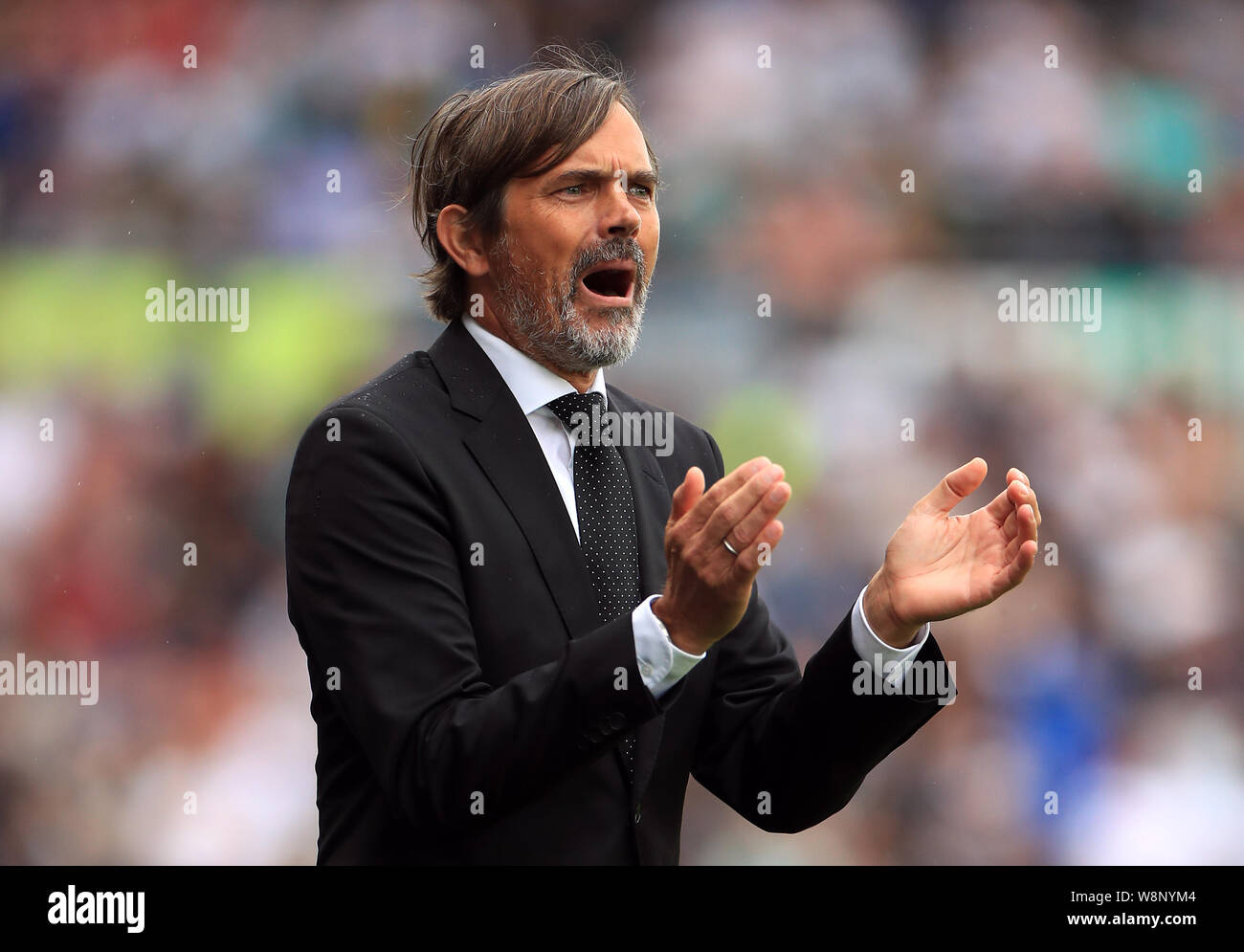 Derby County manager Phillip Cocu during the Sky Bet Championship match ...