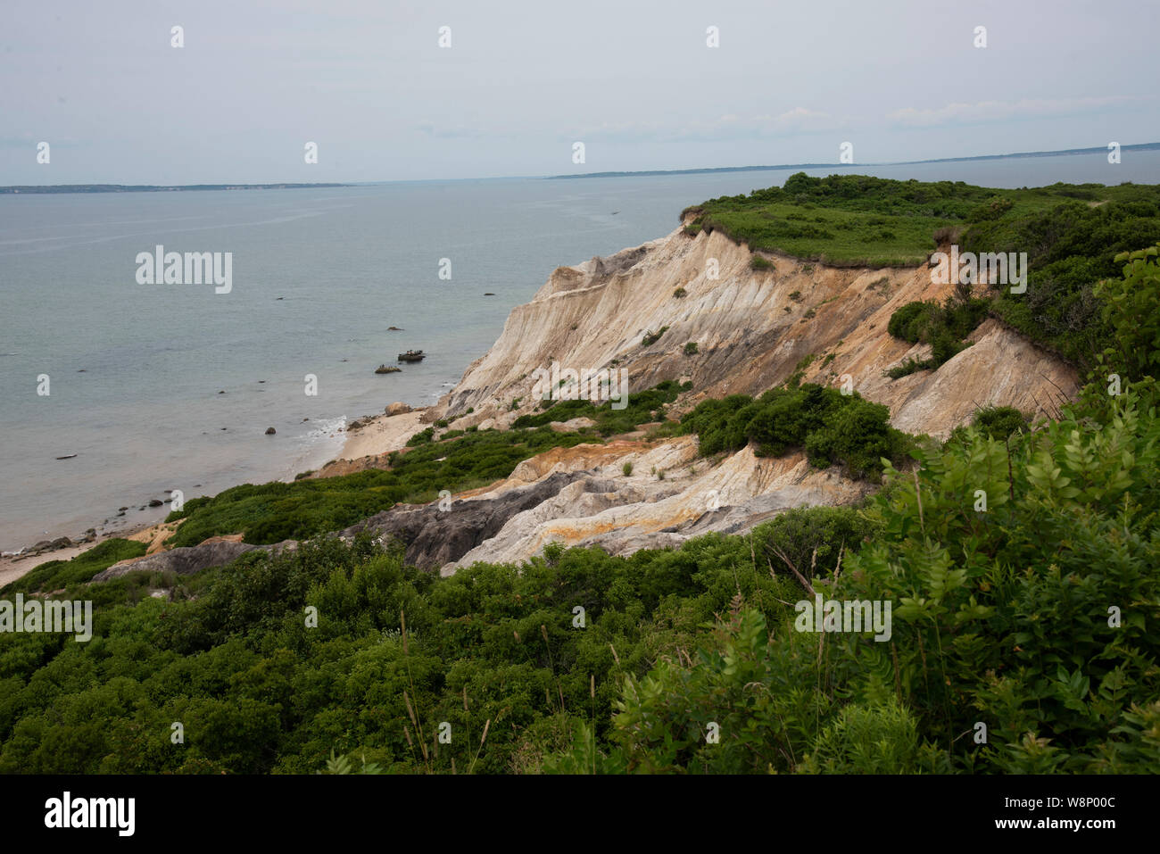 Cliffs at Gay Head Aquinnah Beach, Martha's Vineyard, Massachusetts ...