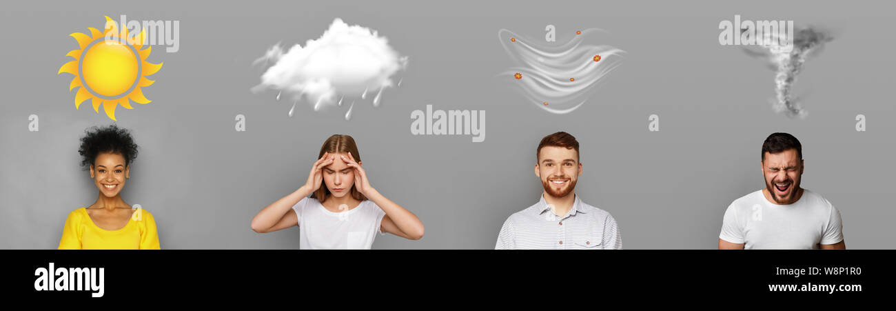 Set different weather conditions hi-res stock photography and images ...