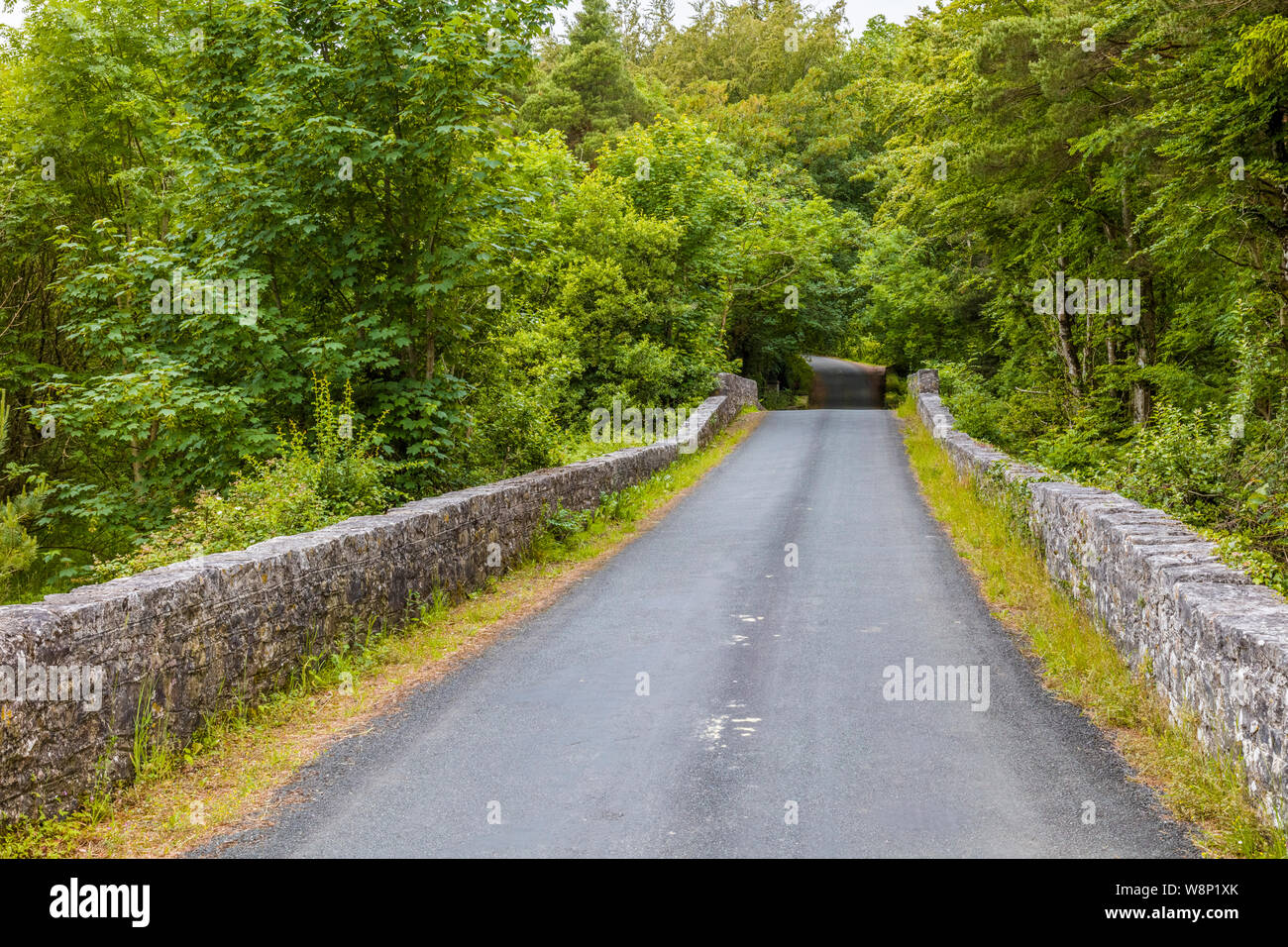 Narrow one lane road hi-res stock photography and images - Alamy