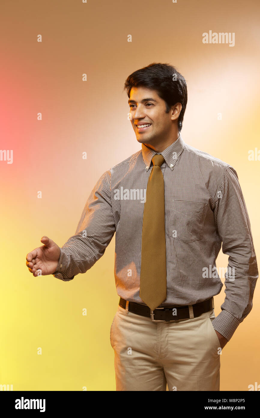 Businessman one handshake hi-res stock photography and images - Alamy