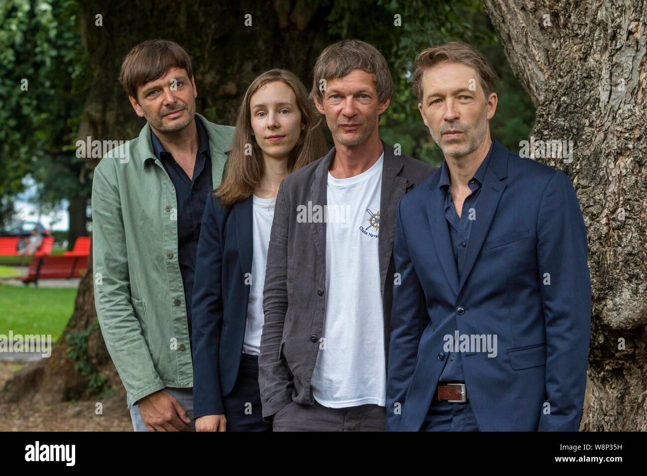 Locarno, Switzerland. 10th August, 2019. Ulrich Koehler (l-r), Maj ...