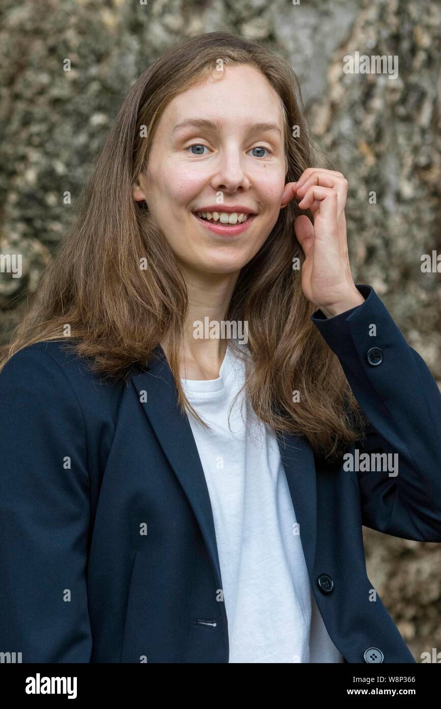 Locarno, Switzerland. 10th August, 2019. Maj-Britt Klenke poses at the ...