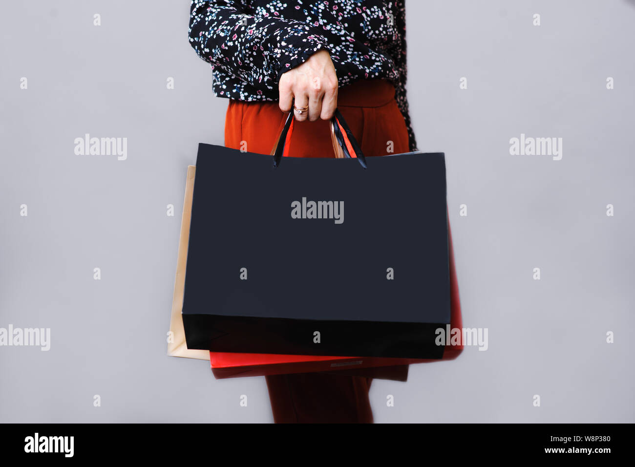 Side view crop anonymous female hi-res stock photography and images - Alamy