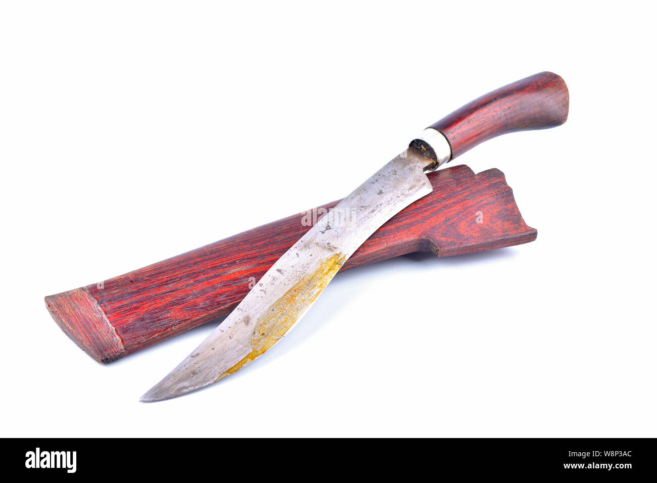 Traditional malay knife on isolated background Stock Photo - Alamy