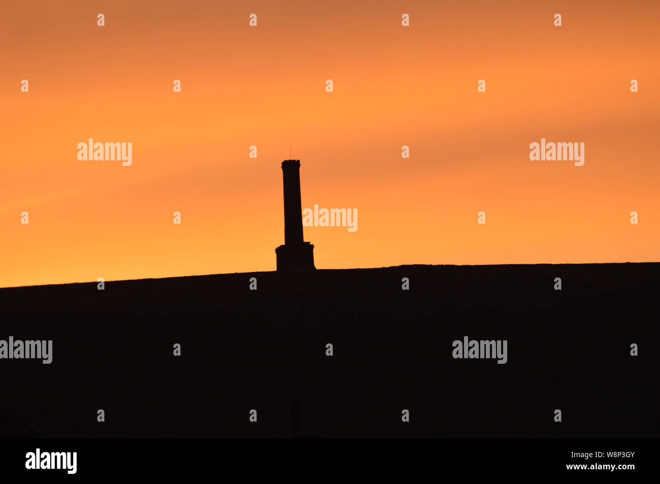 Silhouette of Peel Tower Stock Photo - Alamy