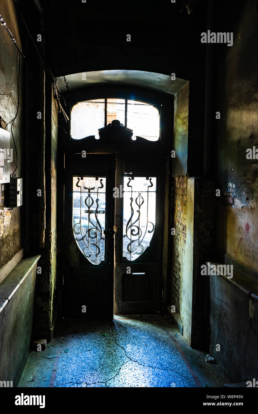 01 of JULY 2019, TBILISI, GEORGIA: famous building of Old Town of ...