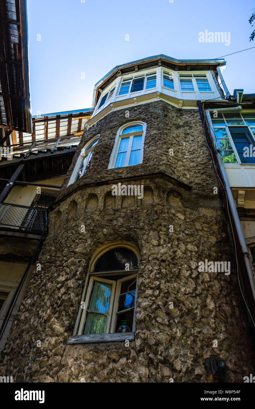 01 of JULY 2019, TBILISI, GEORGIA: famous building of Old Town of ...