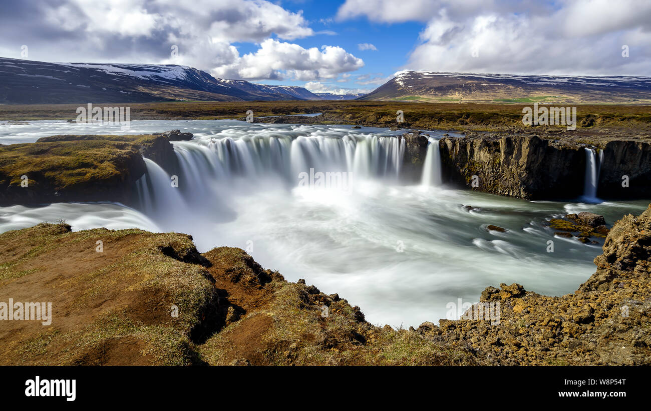 Godafoss Waterfalls (Iceland Stock Photo - Alamy