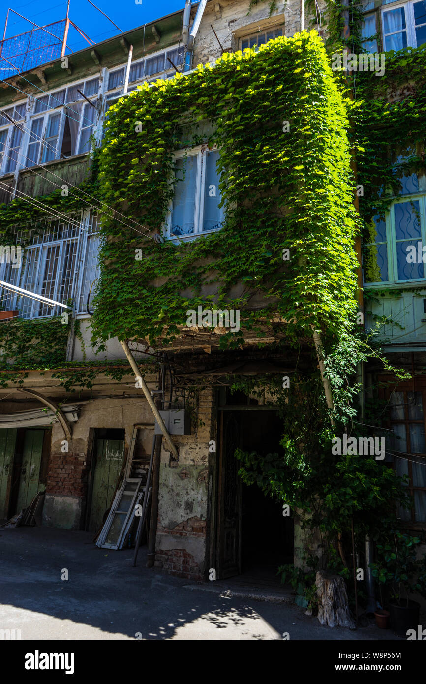 01 of JULY 2019, TBILISI, GEORGIA: famous building of Old Town of ...