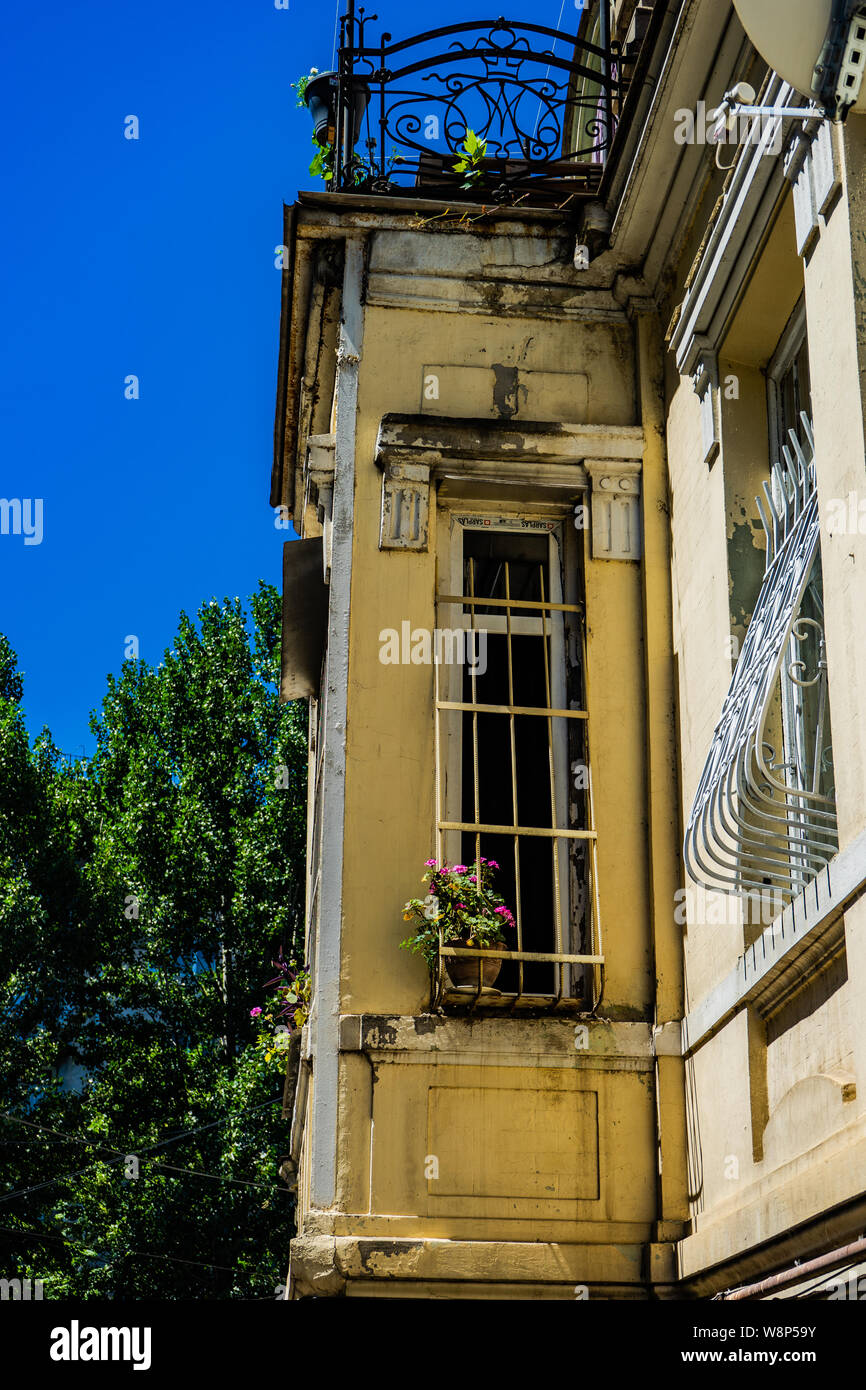 01 of JULY 2019, TBILISI, GEORGIA: famous building of Old Town of ...