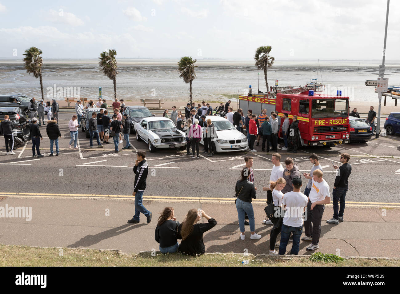 Southend on Sea, UK. 10th Aug, 2019. Friends and family of Cian Daly ...