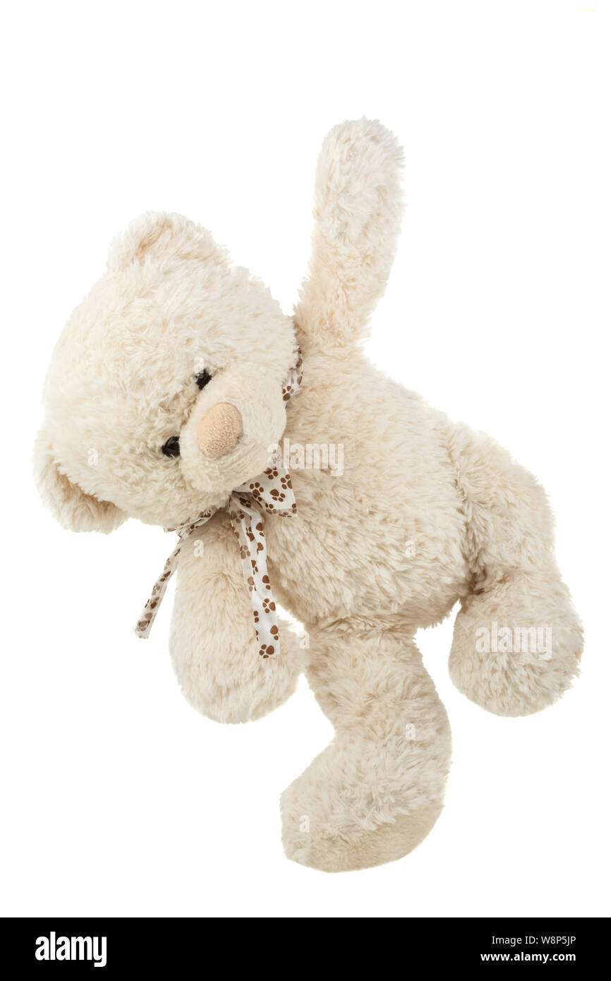 Teddy bear isolated on white background Stock Photo - Alamy