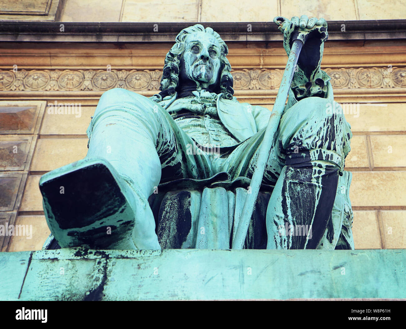 Copenhagen, Denmark, statue of Ludwig baron of Holberg (1684-1754 ...