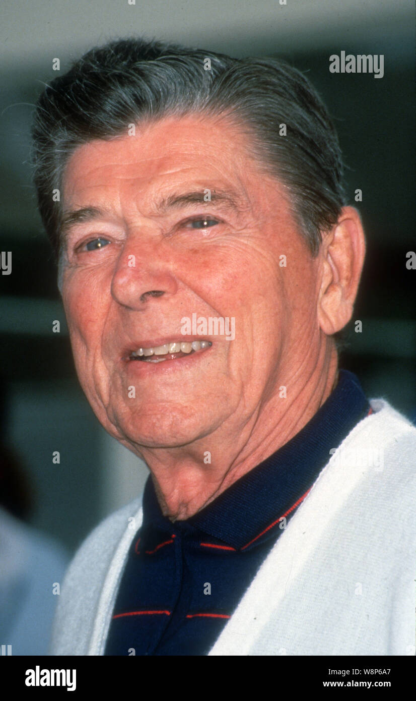 Ronald Reagan, 1991, Photo By Michael Ferguson/PHOTOlink Stock Photo ...