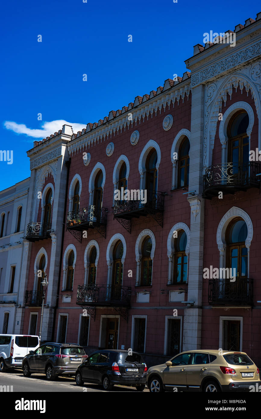 01 of JULY 2019, TBILISI, GEORGIA: famous building of Old Town of ...