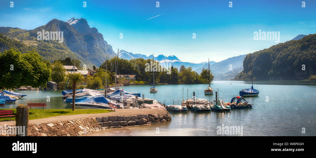 Lake walensee hi-res stock photography and images - Alamy