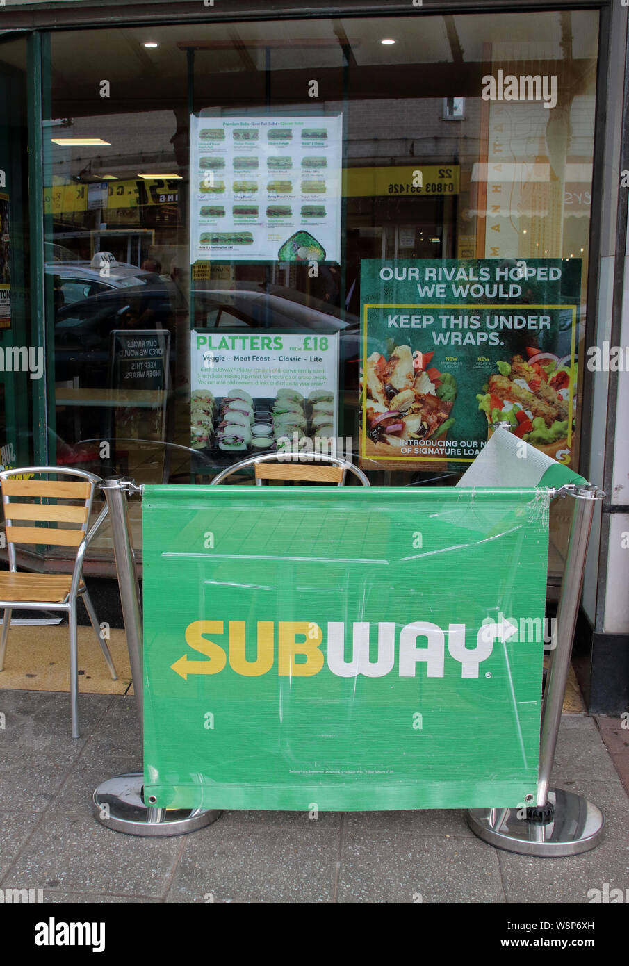 Subway sandwich bar sign hi-res stock photography and images - Alamy