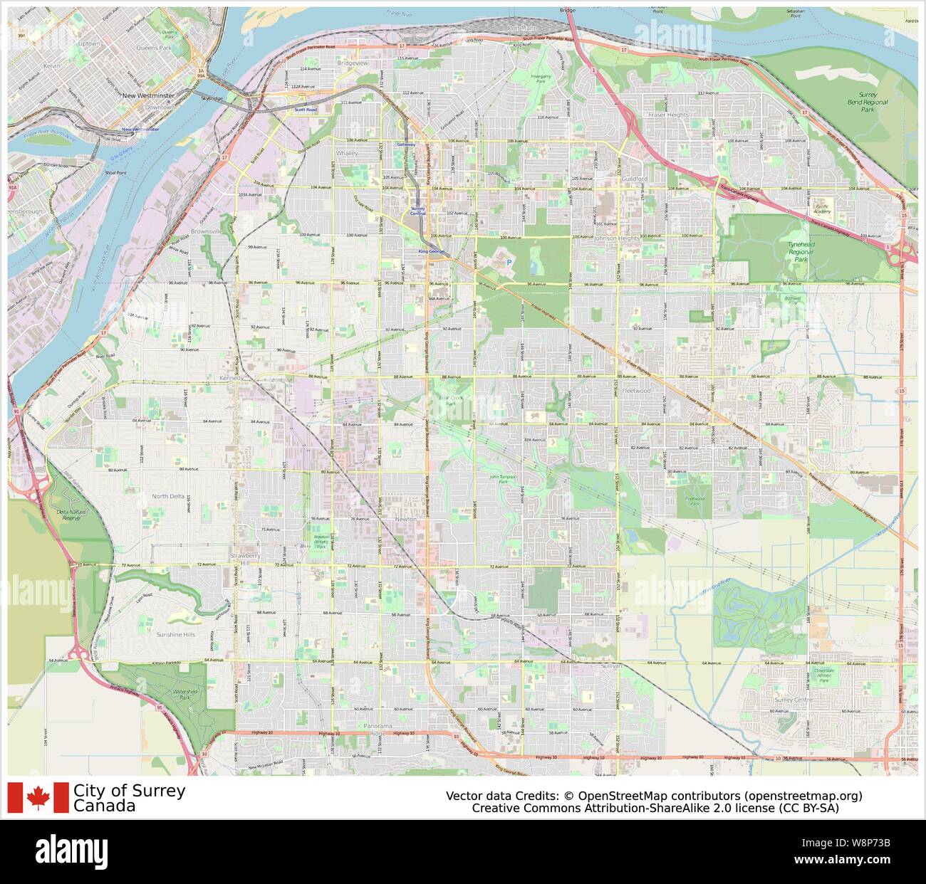 Map Of Cambridge Ontario High Resolution Stock Photography and Images ...