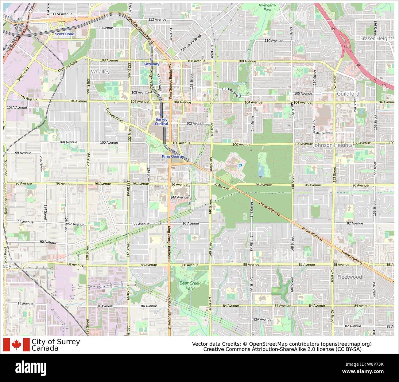 Map Of Cambridge Ontario High Resolution Stock Photography and Images ...