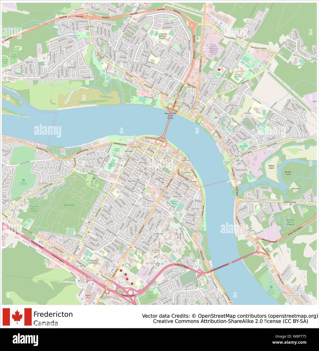 Map Of Cambridge Ontario High Resolution Stock Photography and Images ...