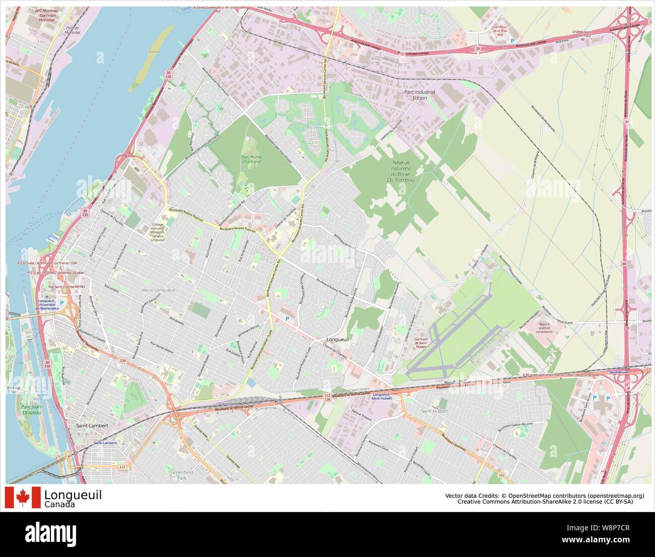 Longueuil quebec map High Resolution Stock Photography and Images - Alamy