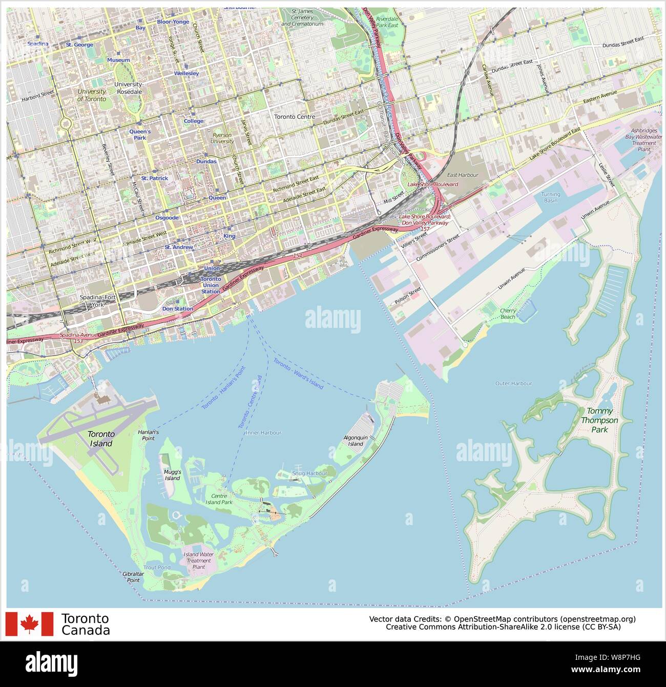 Thunder Bay Map High Resolution Stock Photography and Images - Alamy