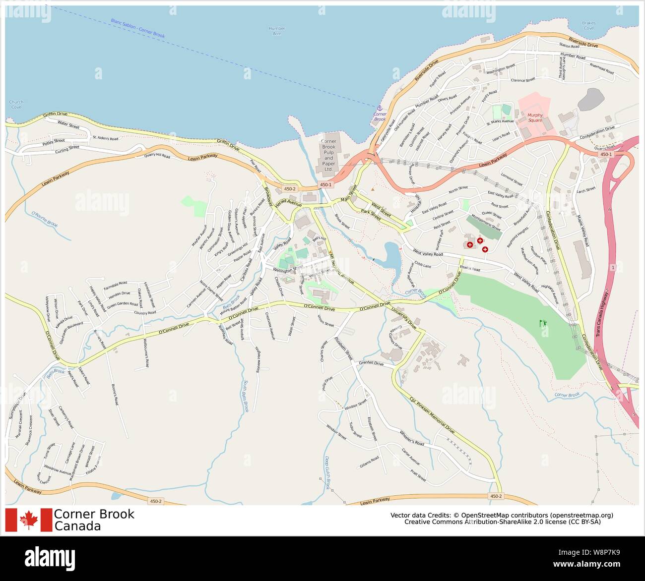 Map Of Cambridge Ontario High Resolution Stock Photography and Images ...