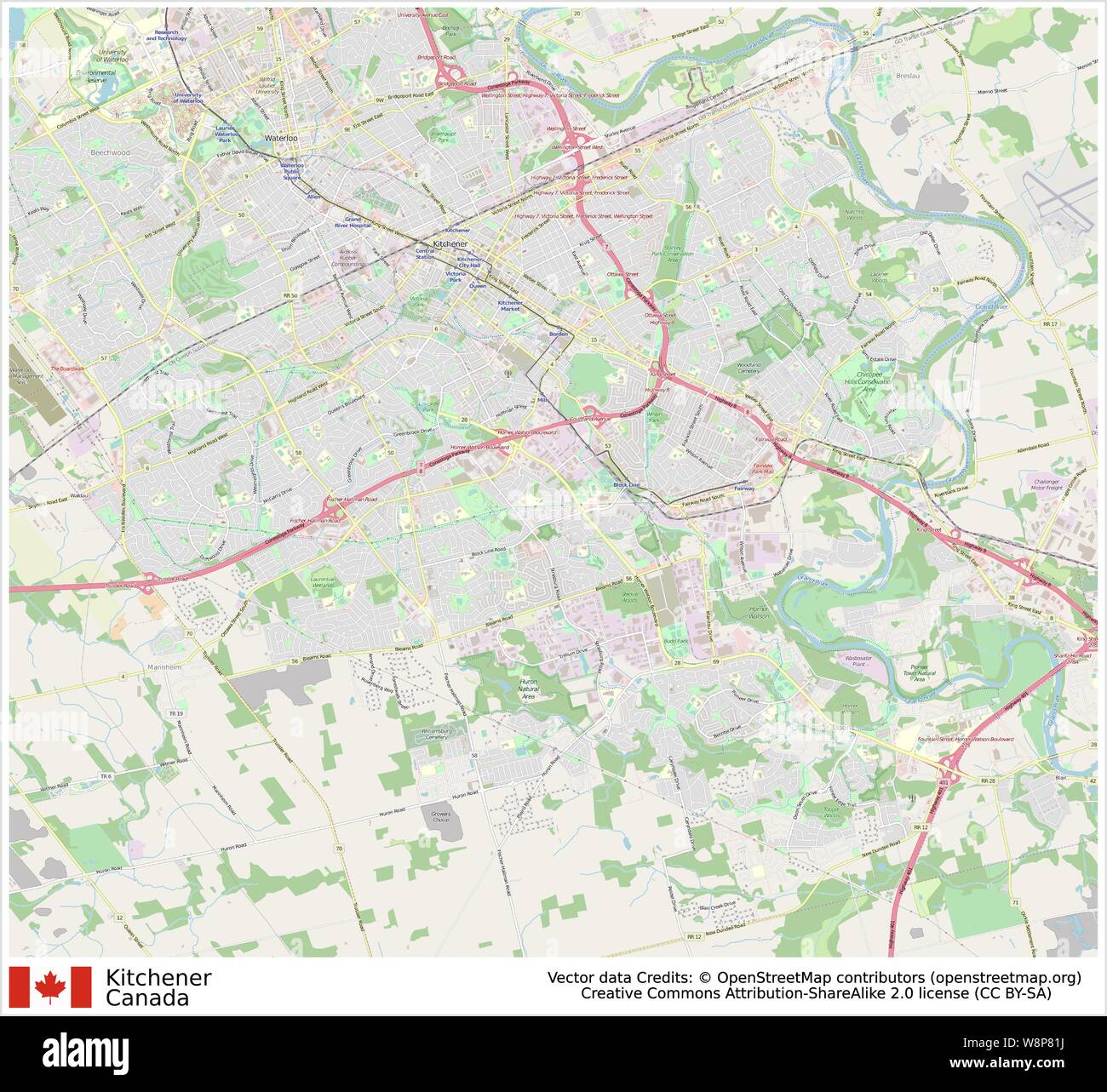 Laval quebec map Stock Vector Images - Alamy