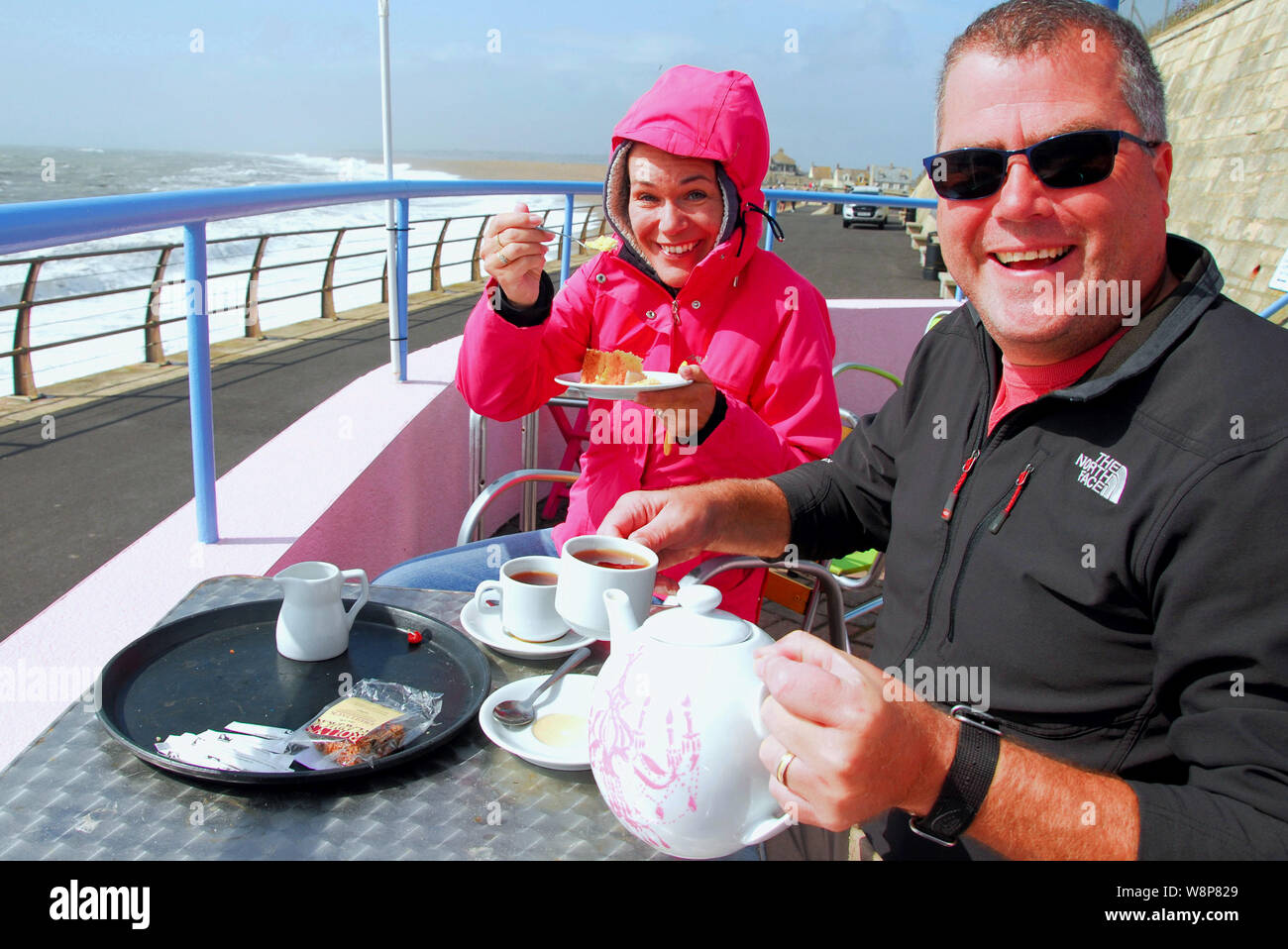 Afternoon tea on the beach hi-res stock photography and images - Alamy