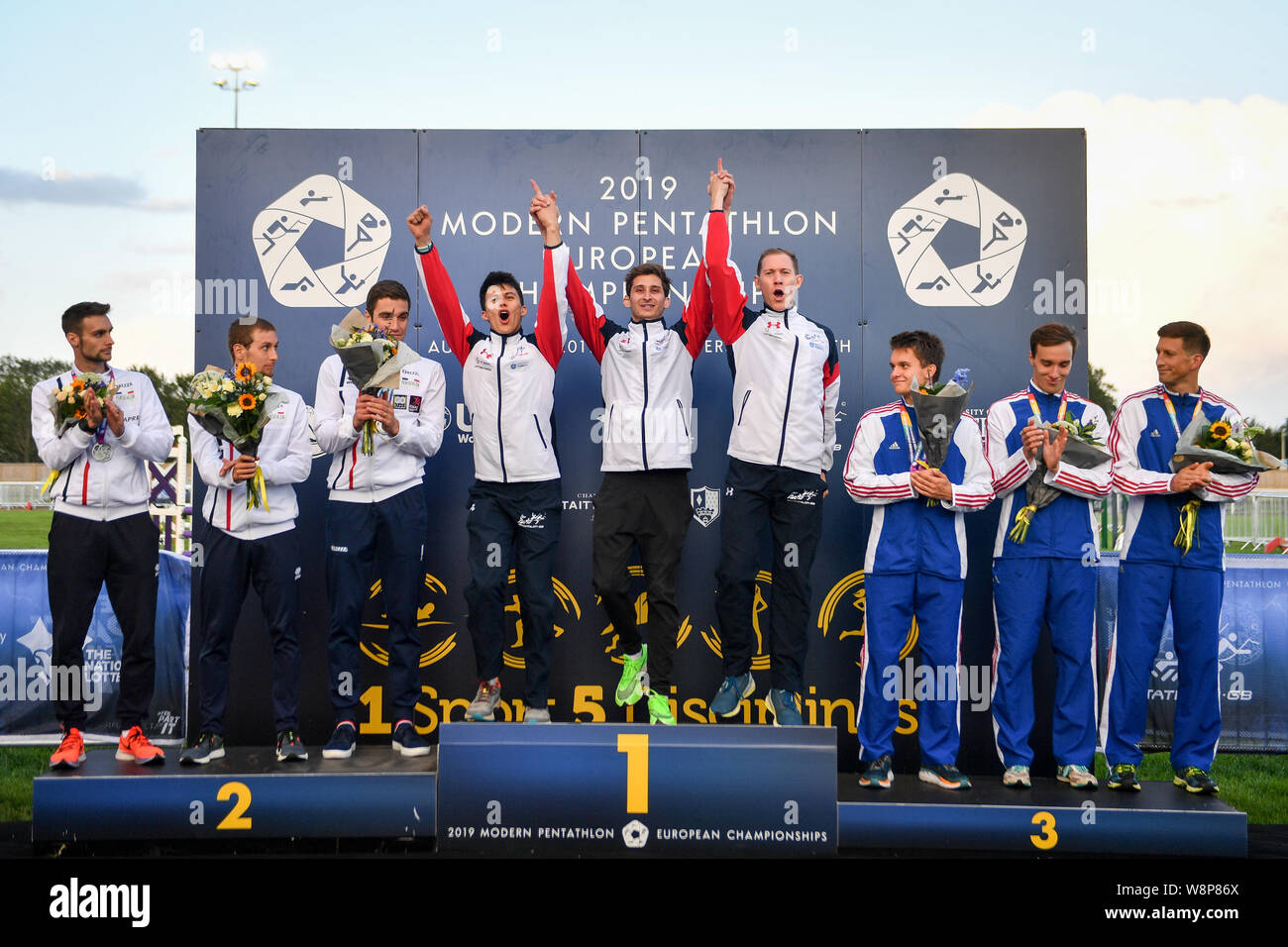 Joseph Choong, Jamie Cooke, and Thomas Toolis of Great Britain after ...