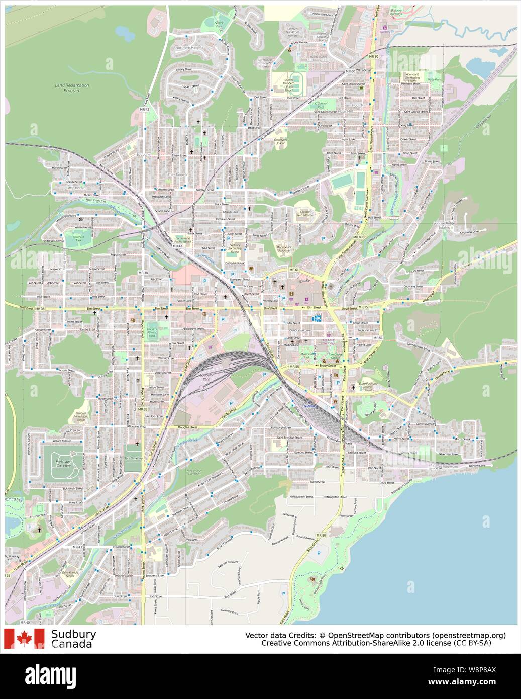 Map Of Sudbury High Resolution Stock Photography and Images - Alamy