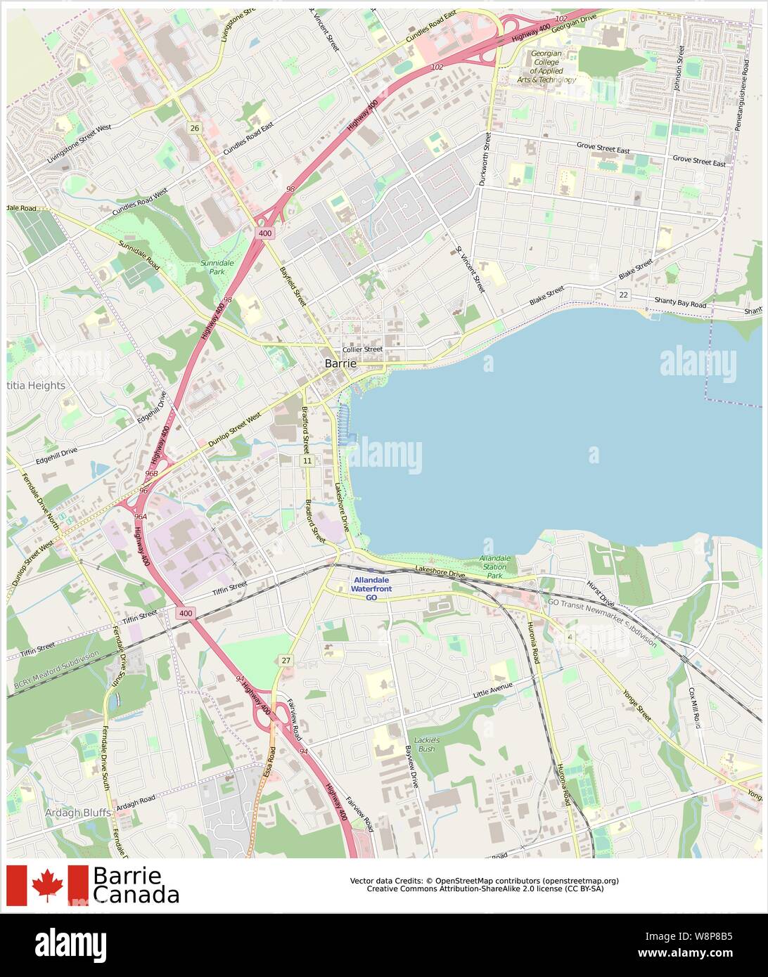 Map Of Cambridge Ontario High Resolution Stock Photography and Images ...