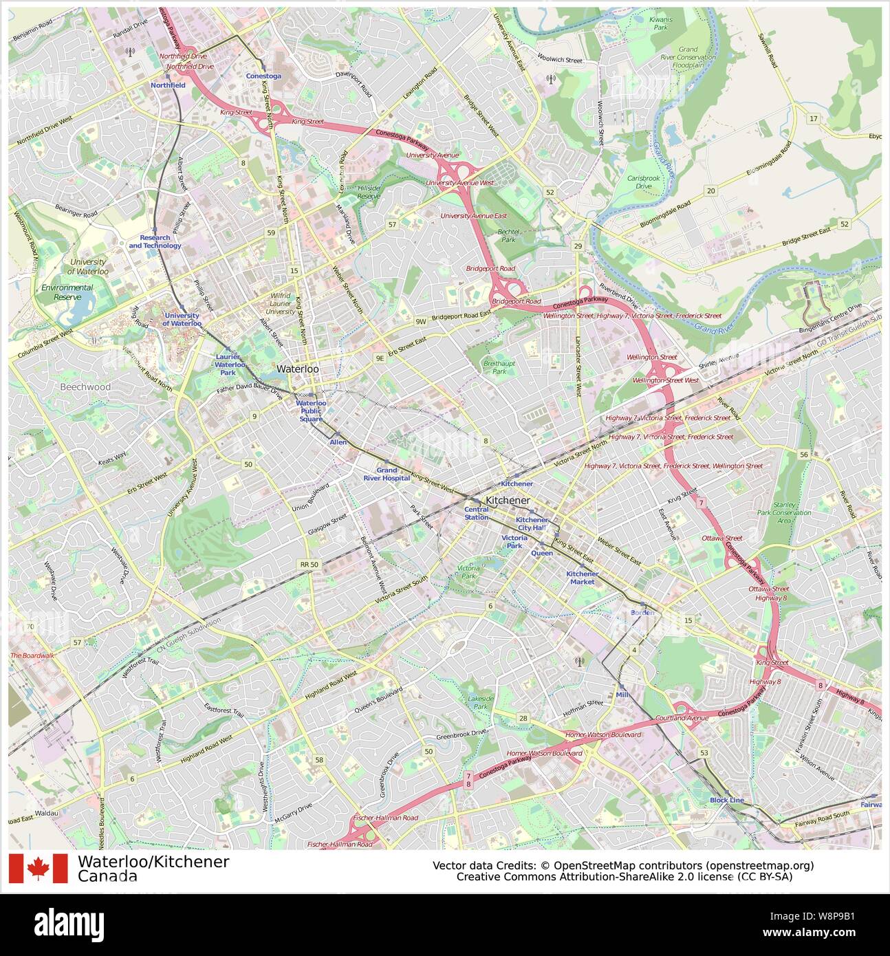 Map Of Sudbury High Resolution Stock Photography and Images - Alamy