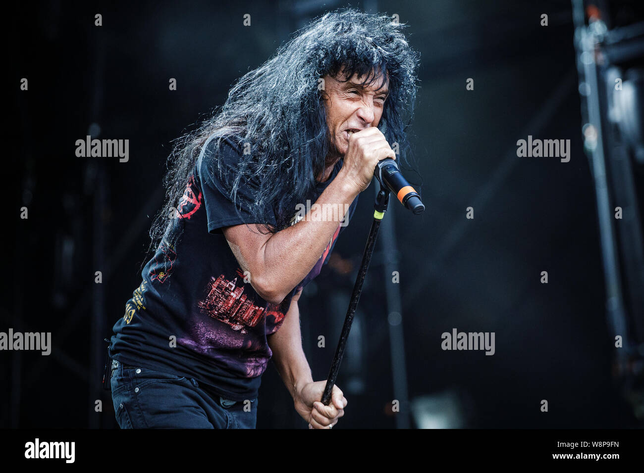 Anthrax perform live on stage at Bloodstock Open Air Festival, UK, 10th ...